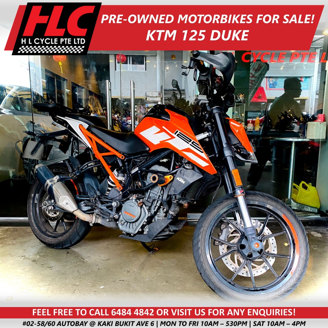PRE-OWNED KTM 125 DUKE COE MAR 2029 | KTM DUKE 125 | KTM 125 ...