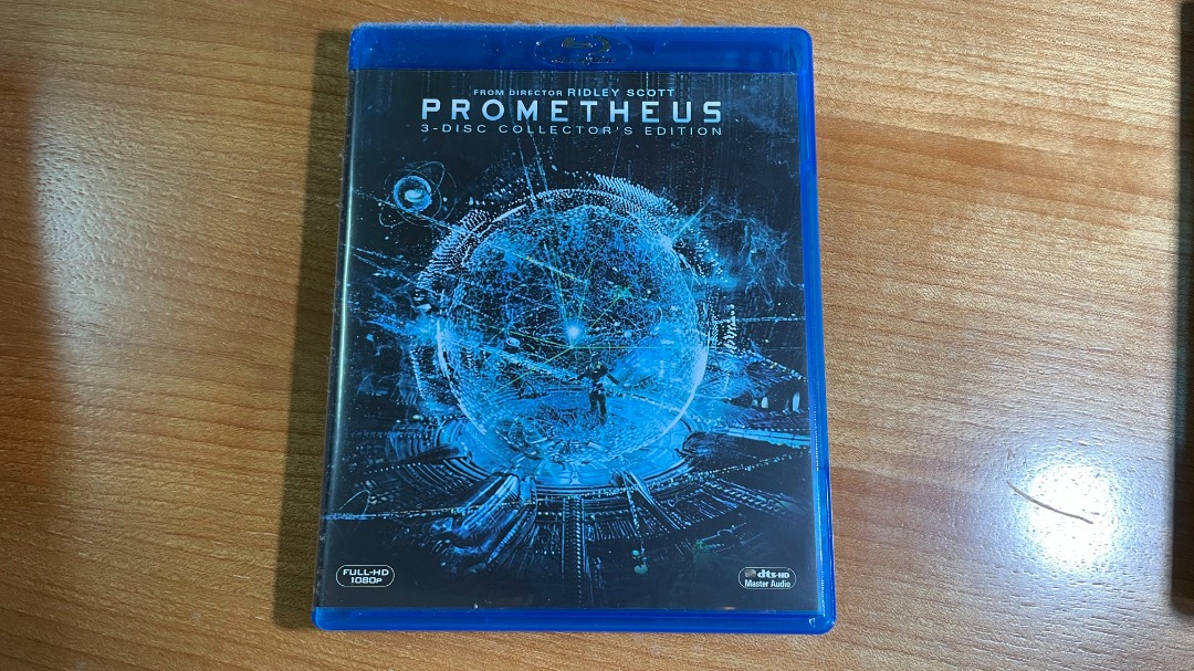 Prometheus 3 Discs Collector's edition, 家庭電器, 電視 & 其他娛樂, 藍光及播放器 - Carousell