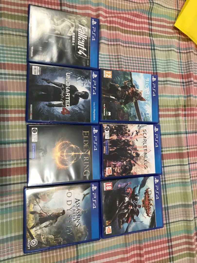 PS4 Games set of 6, Video Gaming, Video Games, PlayStation on Carousell