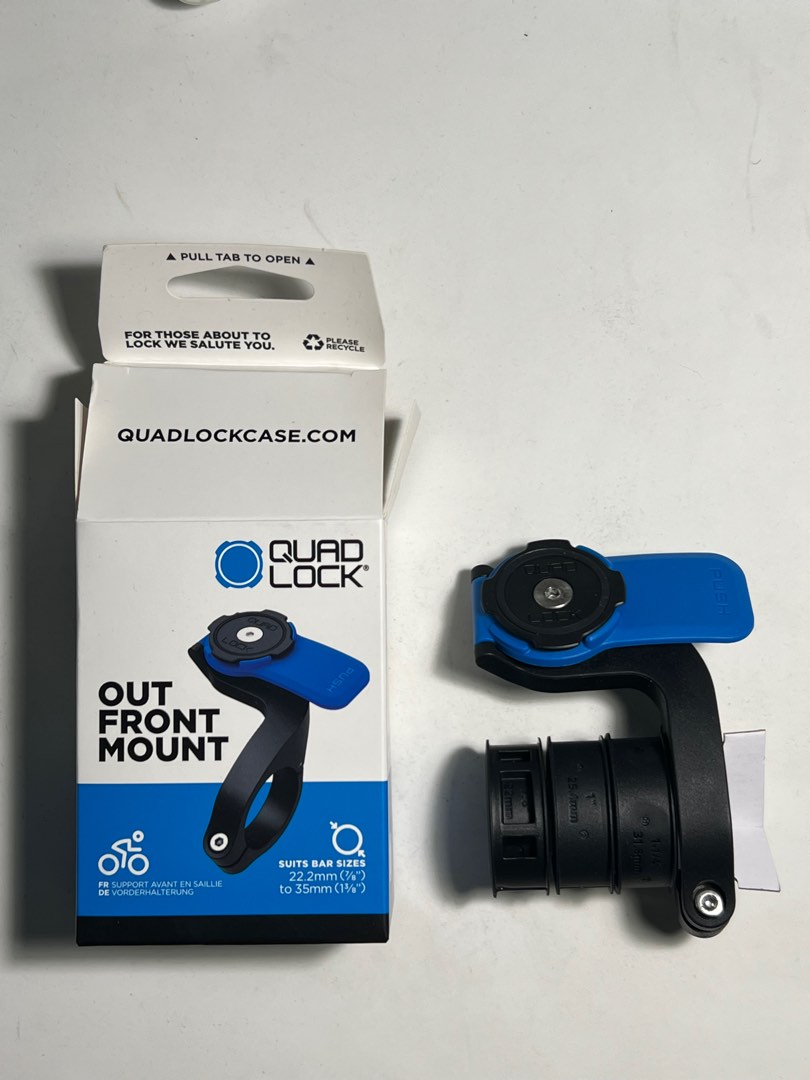 Quad Lock Cycling Out Front Mount, Sports Equipment, Bicycles & Parts ...