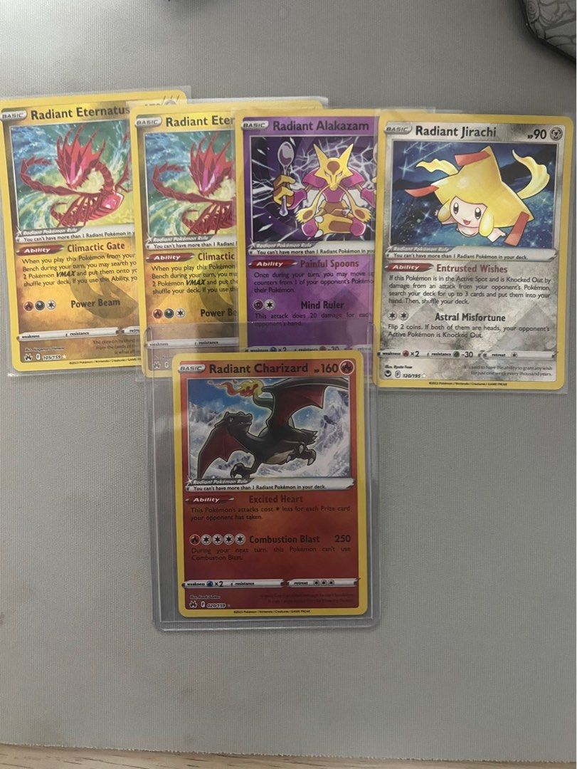 Radiant Charizard Bundle, Hobbies & Toys, Toys & Games on Carousell