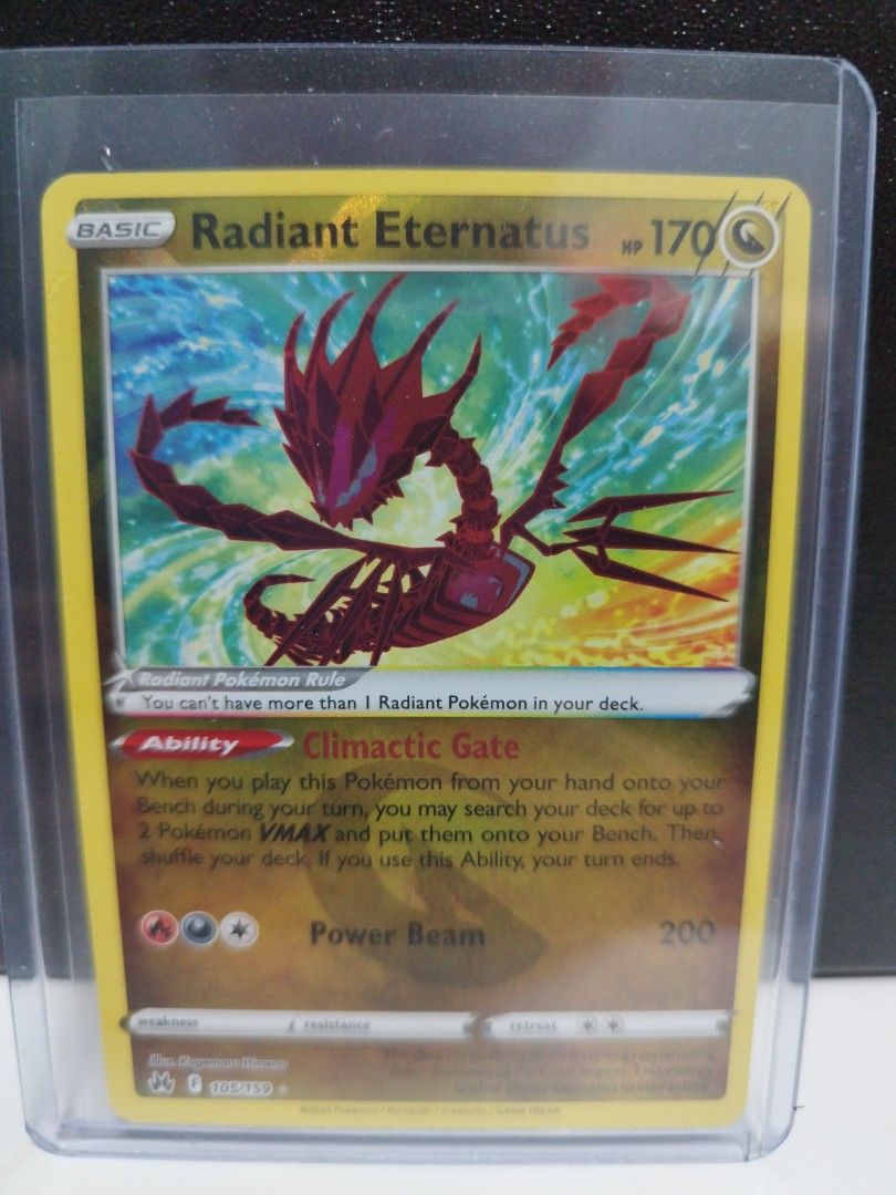 Radiant Eternatus Crown Zenith, Hobbies & Toys, Toys & Games on Carousell