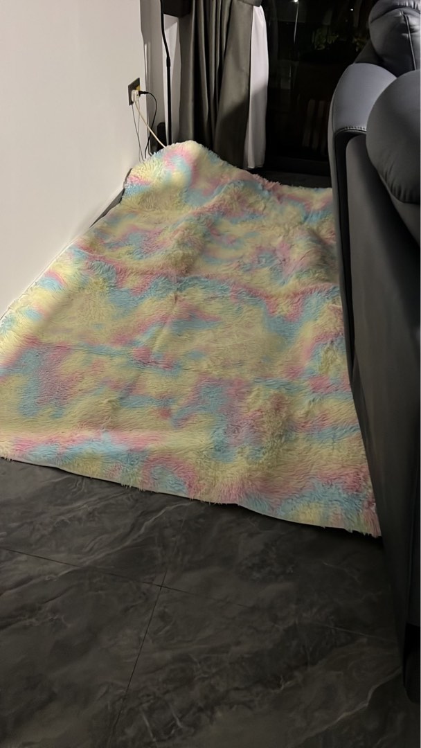Rainbow carpet, Furniture & Home Living, Home Decor, Carpets, Mats ...