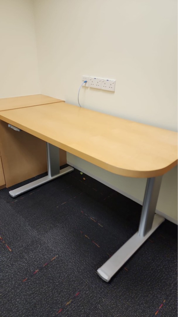 Raisable Study Table 138x71 cm, Furniture & Home Living, Furniture ...