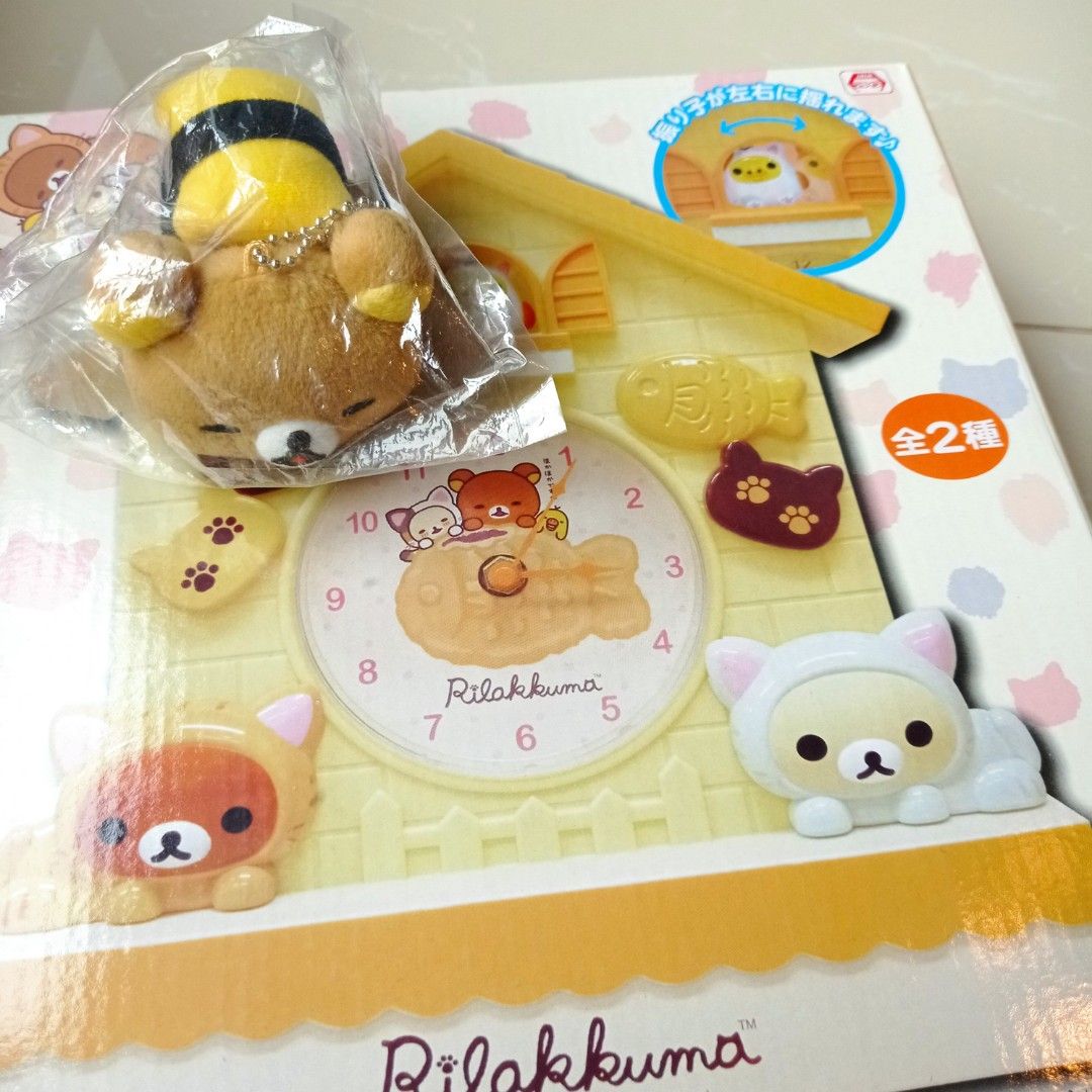 Rilakkuma Collection - Clock, Bag, Furniture & Home Living, Home Decor, Clocks on Carousell
