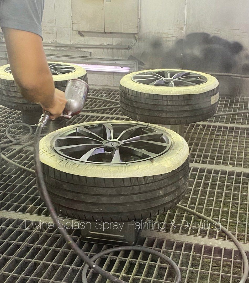 Rim spray painting sg, Car Accessories, Car Workshops & Services on ...