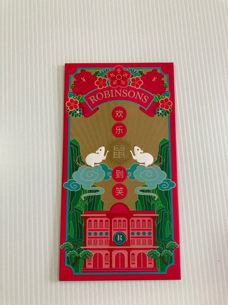 Robinsons Ang Pow / Red Packet - 1 pack 5 pcs, Hobbies & Toys ...