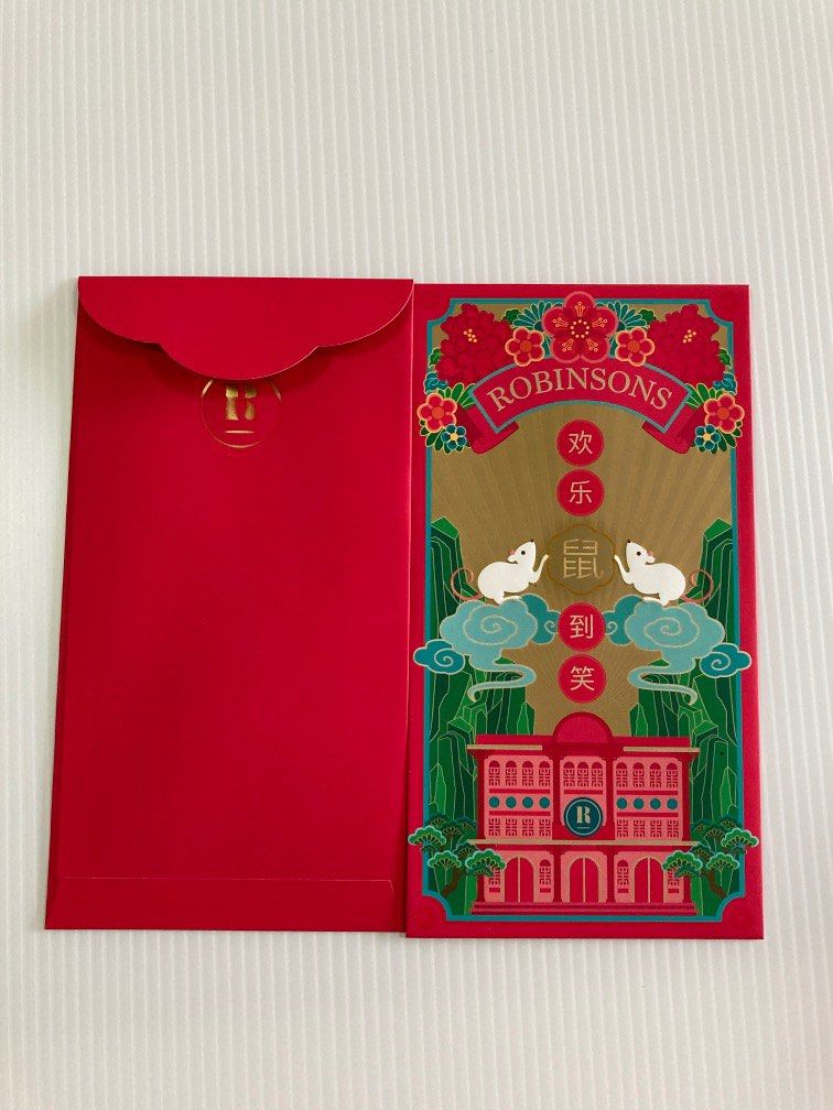 Robinsons Ang Pow / Red Packet - 1 pack 5 pcs, Hobbies & Toys ...