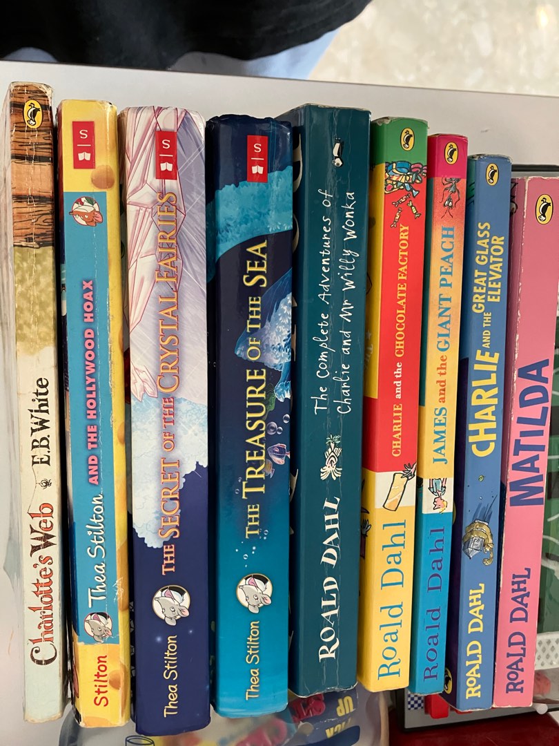 Ronald Dahl, Charlotte web and Thea Stilton books, Hobbies & Toys ...