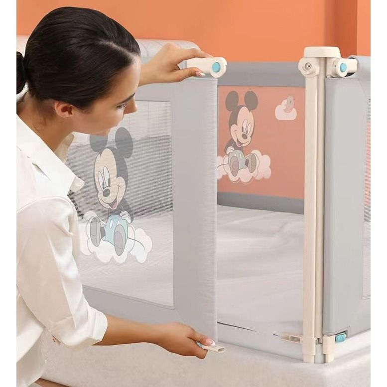 Safe Fencing Safety Fence Cot Protector Child Kids Bumper Toddler ...