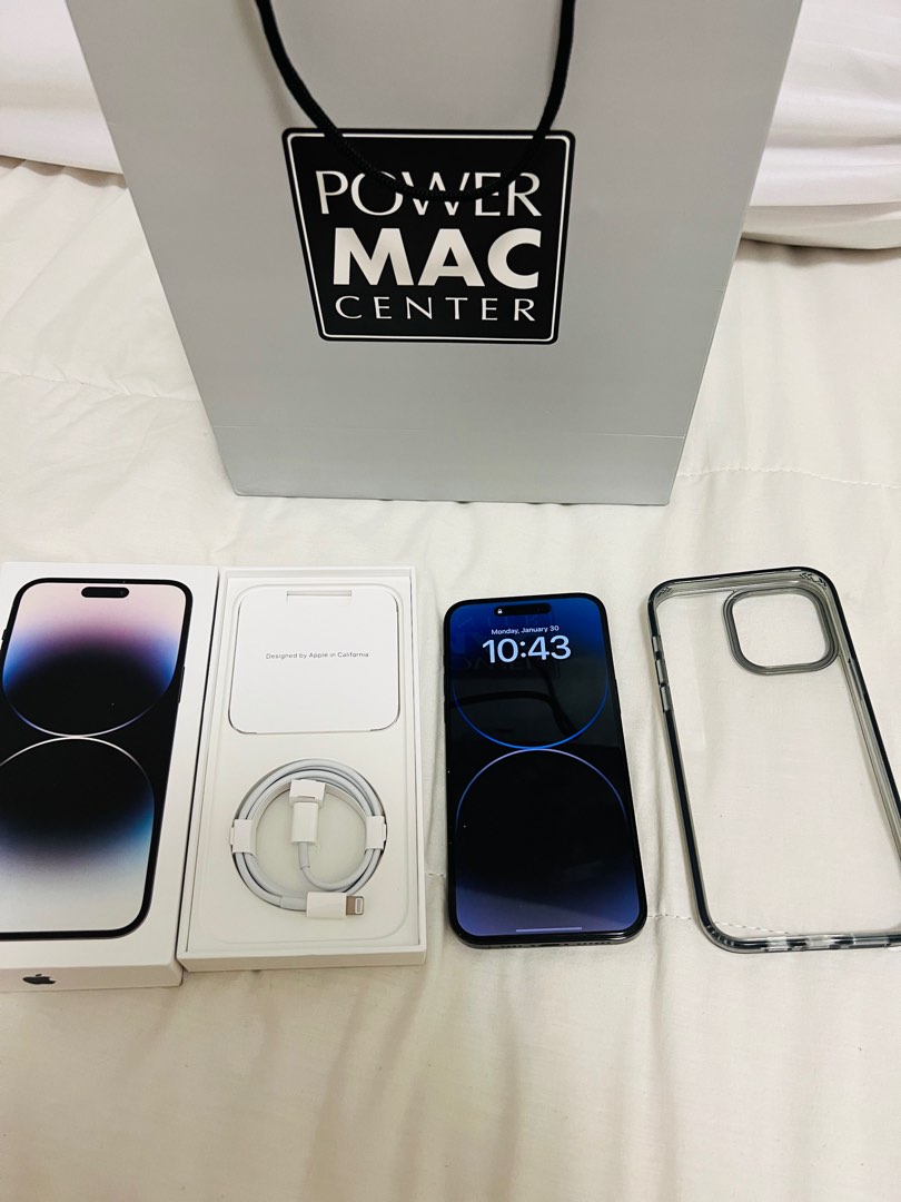 Sale or Swap Iphone 14 pro max 128gb Factory unlocked NTC Spaceblack ...