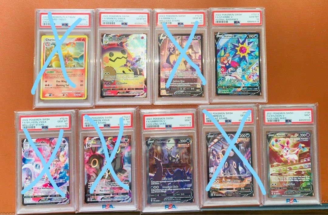 [SALE] Pokemon PSA Graded Cards TCG PSA 10 Starmie Umbreon Sylveon ...