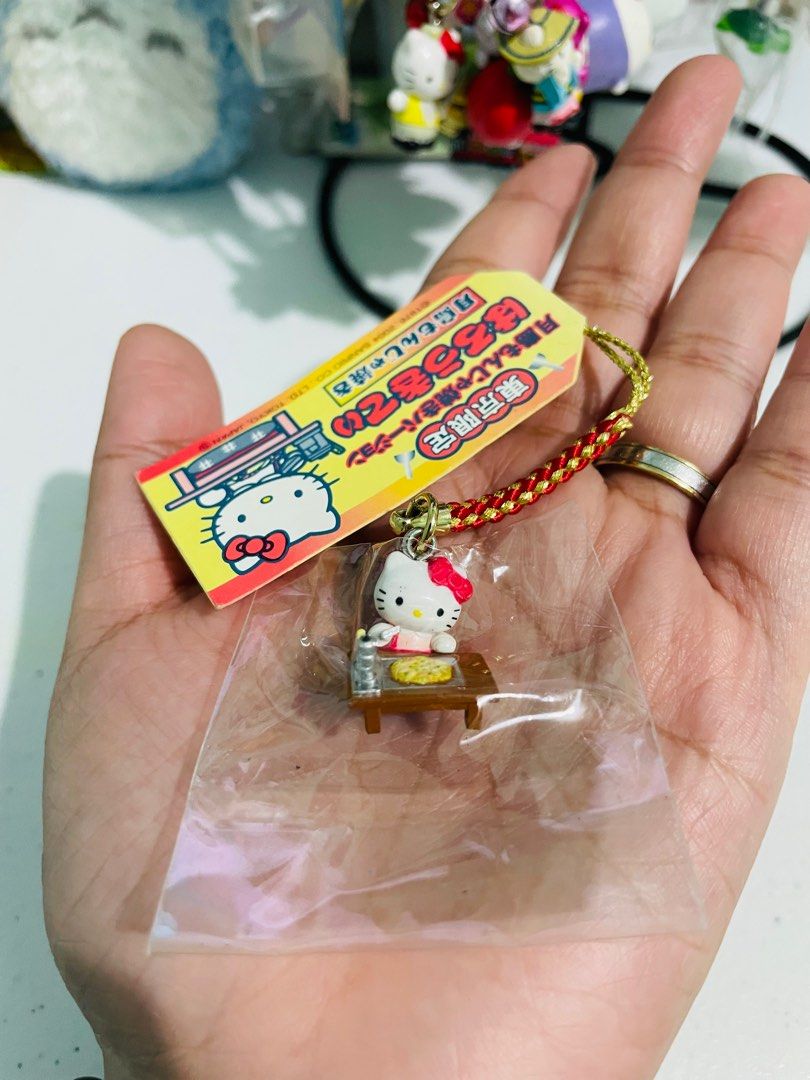 Rare Tokyo Tsukishima Monja Sanrio Hello Kitty Keychain Charms, Hobbies ...