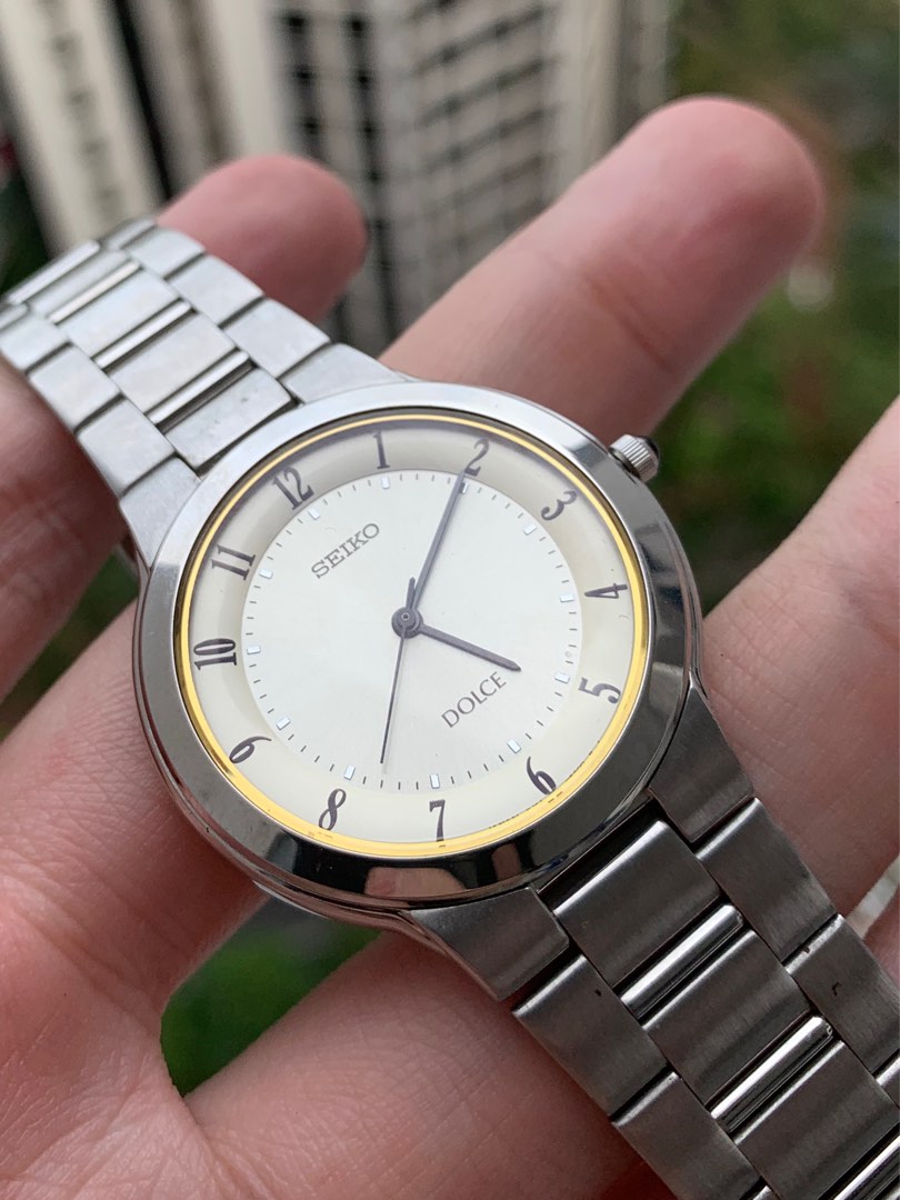 Seiko dolce Two tone 8J41-6170, Luxury, Watches on Carousell