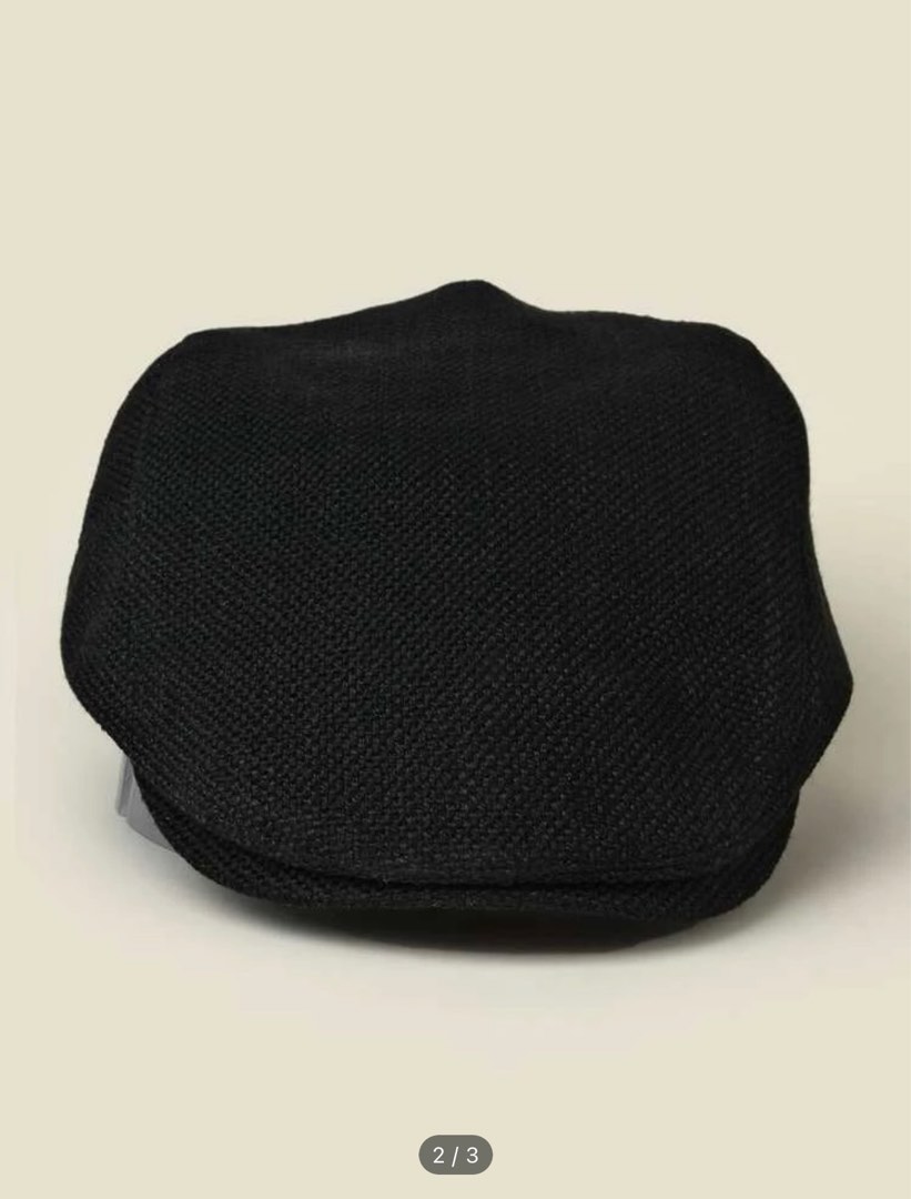 SHEIN Men Solid Beret - Black, Men's Fashion, Watches & Accessories ...