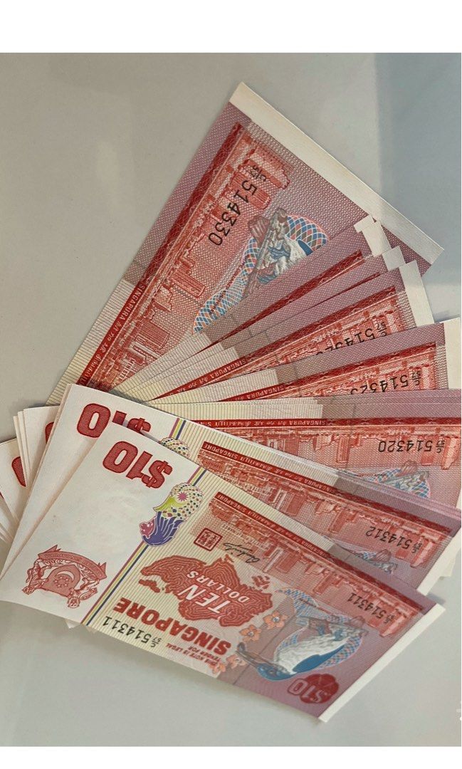 ship series singapore $10 note, Hobbies & Toys, Memorabilia & Collectibles, Currency on Carousell