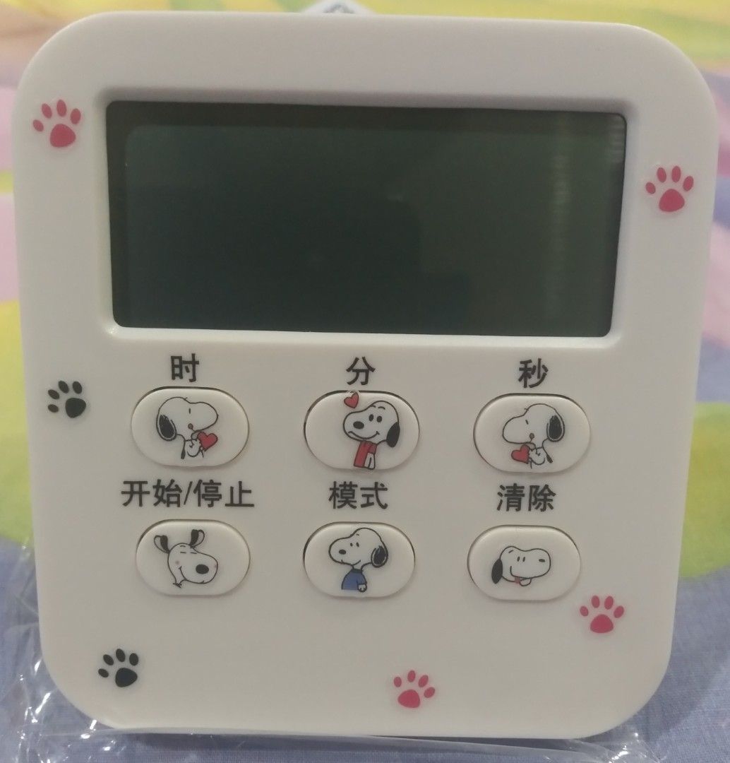 Snoopy electronic timer, Hobbies & Toys, Memorabilia & Collectibles ...