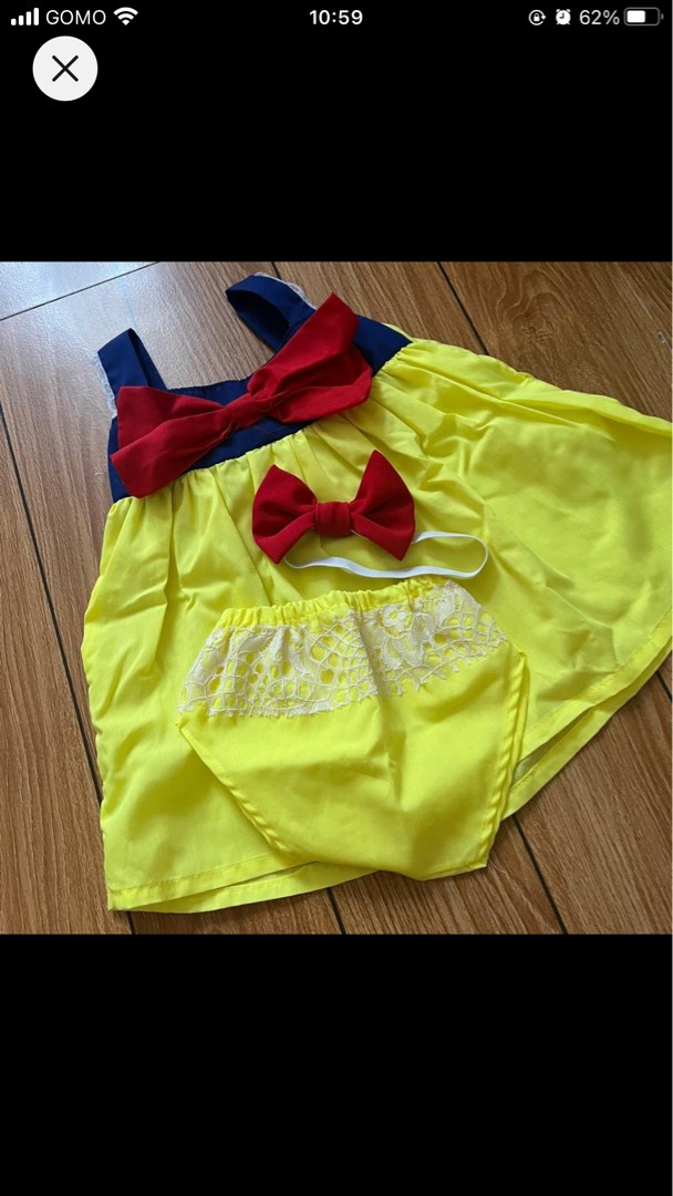 Snow white milestone costume, Babies & Kids, Babies & Kids Fashion on ...