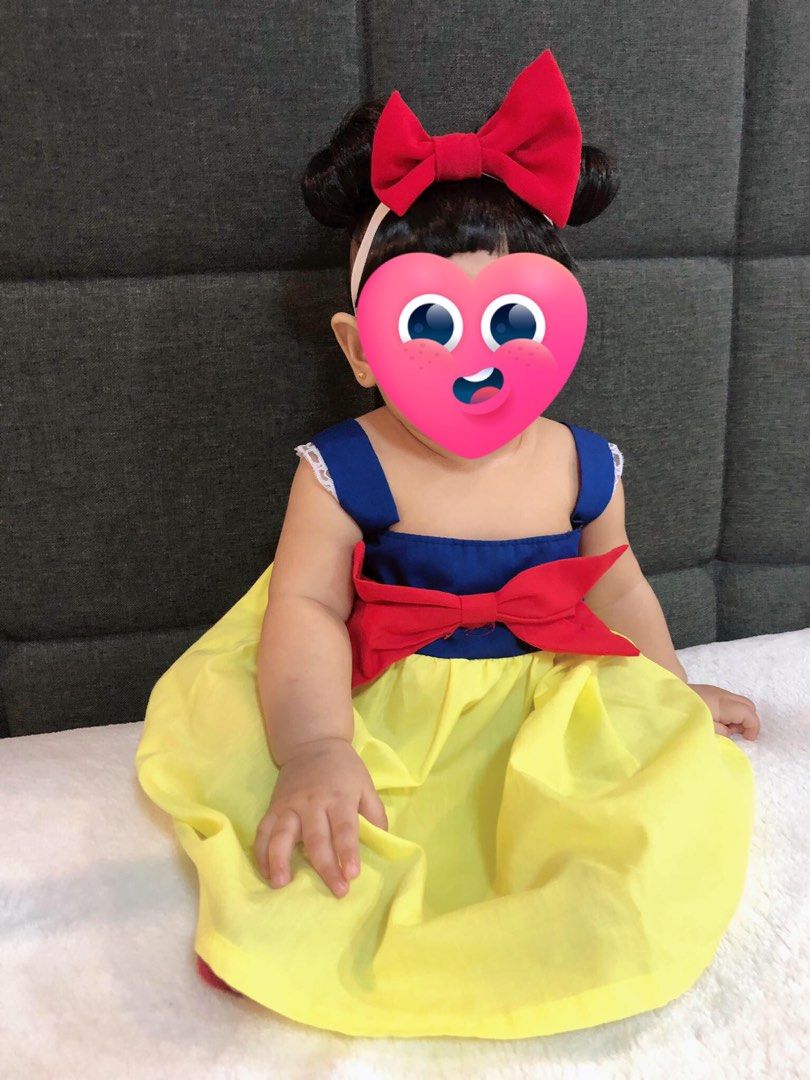 Snow white milestone costume, Babies & Kids, Babies & Kids Fashion on ...