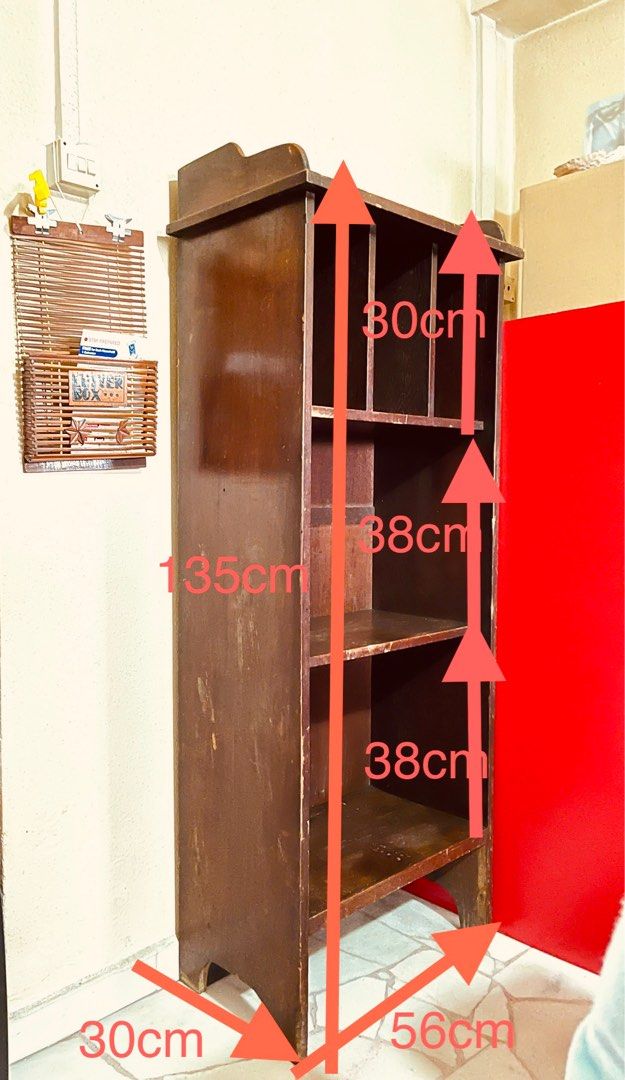 Mid century Solid wood display rack, Furniture & Home Living, Furniture ...