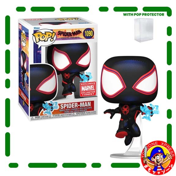Spider-Man Leaping Across The Spiderverse Pop! Vinyl Figure (#1090) MCC ...