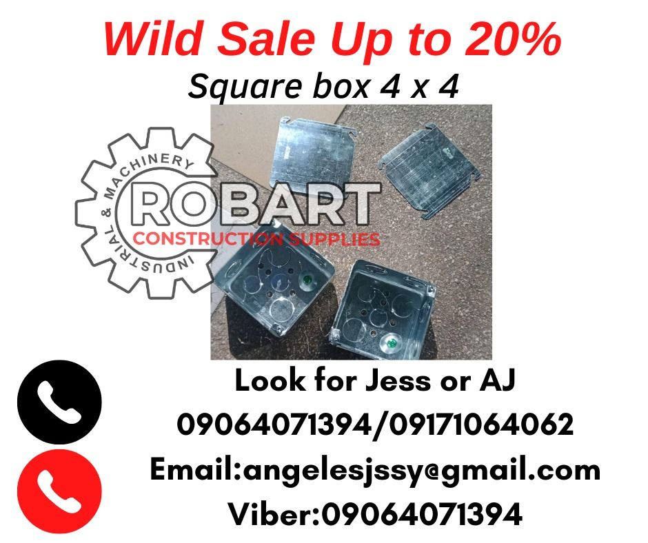 Square box 4 x 4, Commercial & Industrial, Construction Tools ...