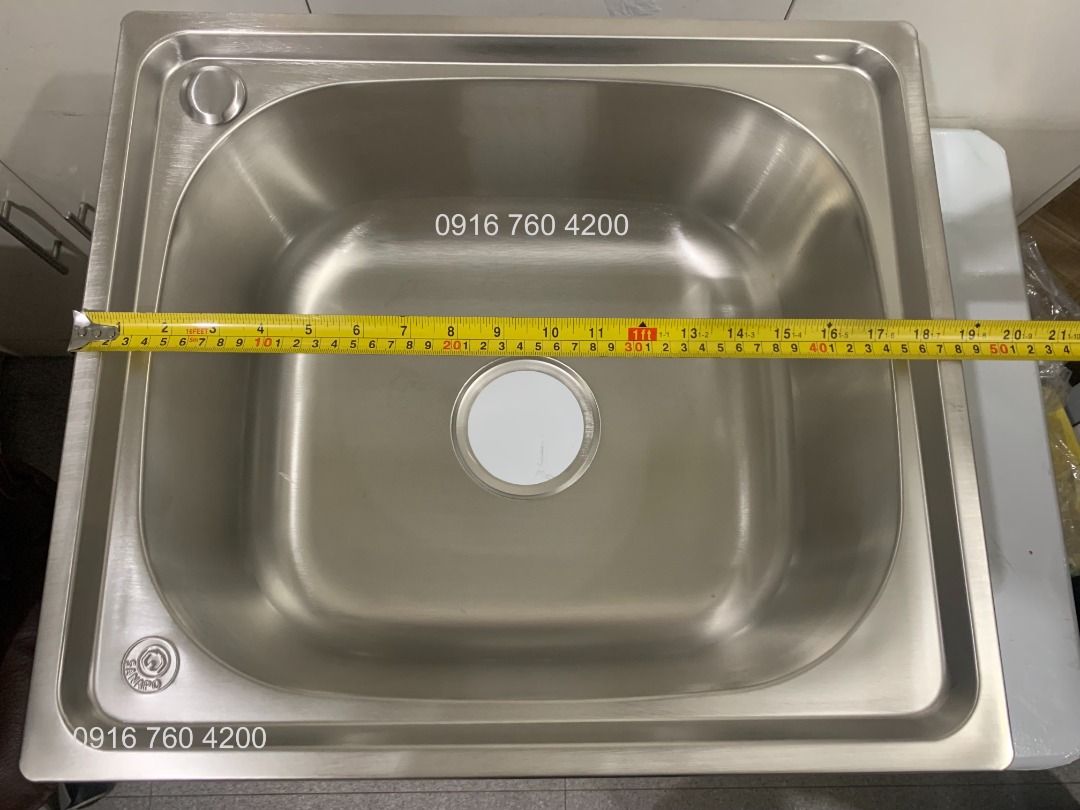 Stainless Kitchen Sink, Single-tub, Furniture & Home Living, Bathroom & Kitchen Fixtures on ...