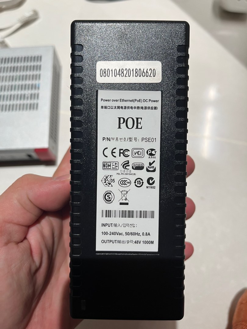Standard POE Injector (up to 36w; Gigabit), Computers & Tech, Parts ...