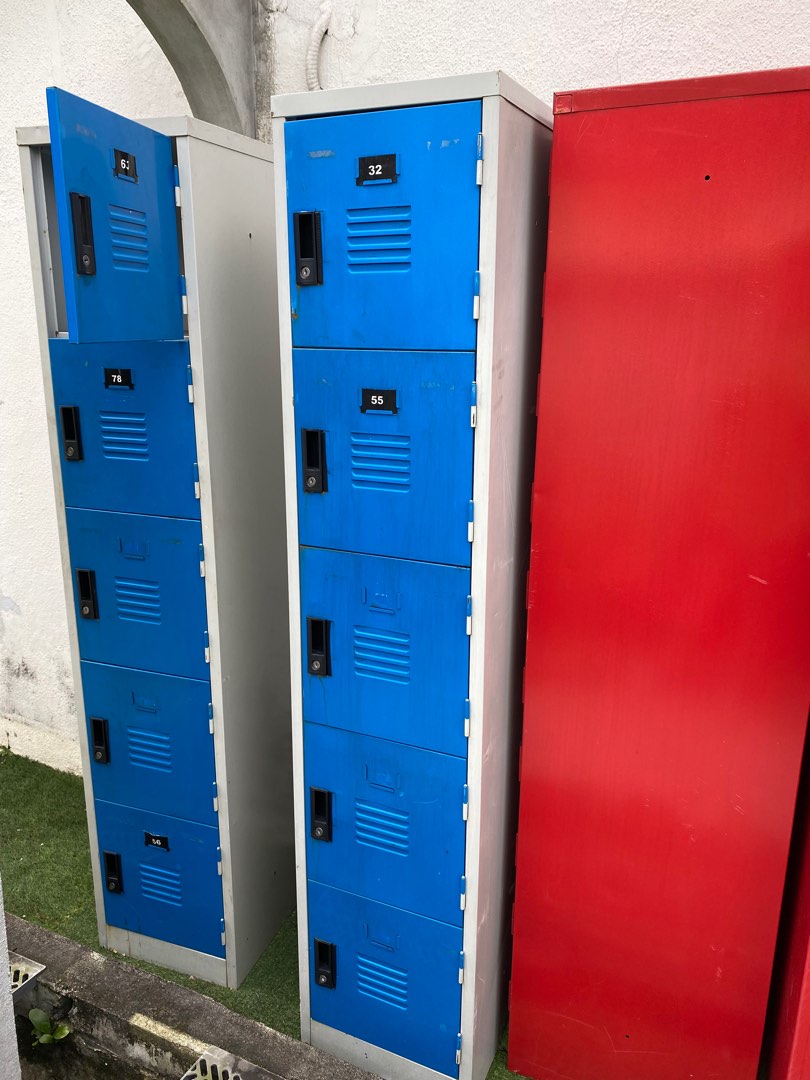 Steel locker 5-door locker cabinet, Everything Else, Others on Carousell