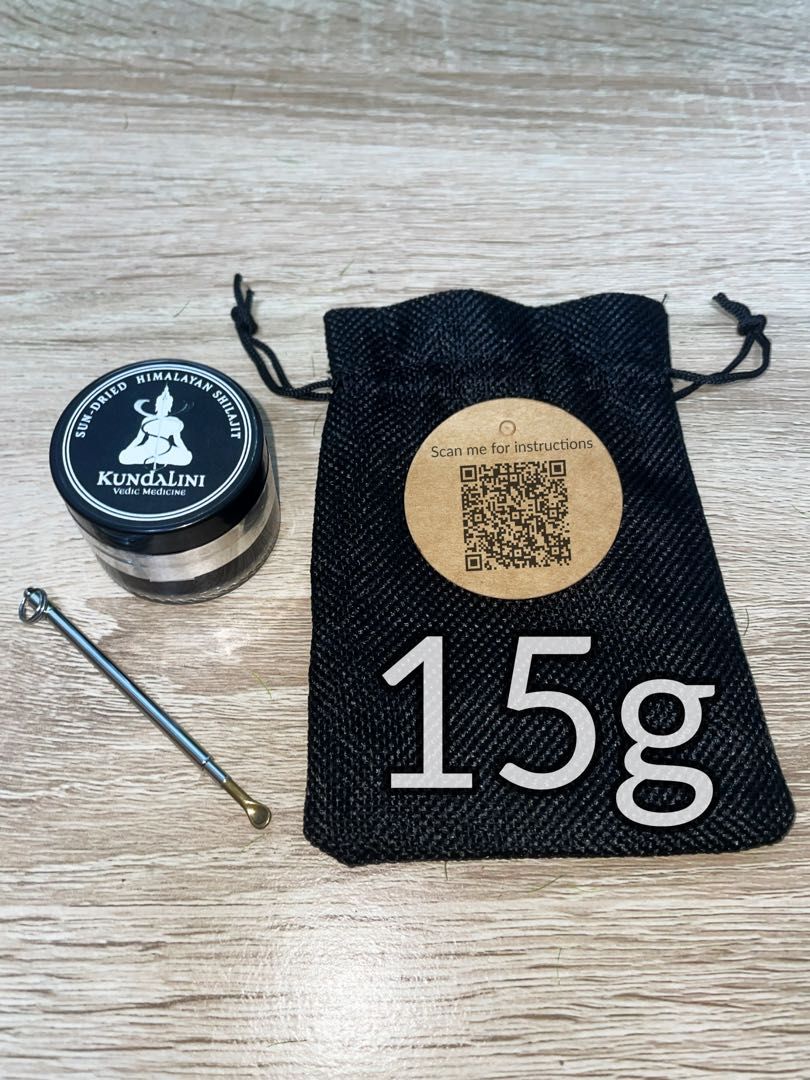 Sun-dried Himalayan SHILAJIT (Silver Label), Health & Nutrition, Health ...