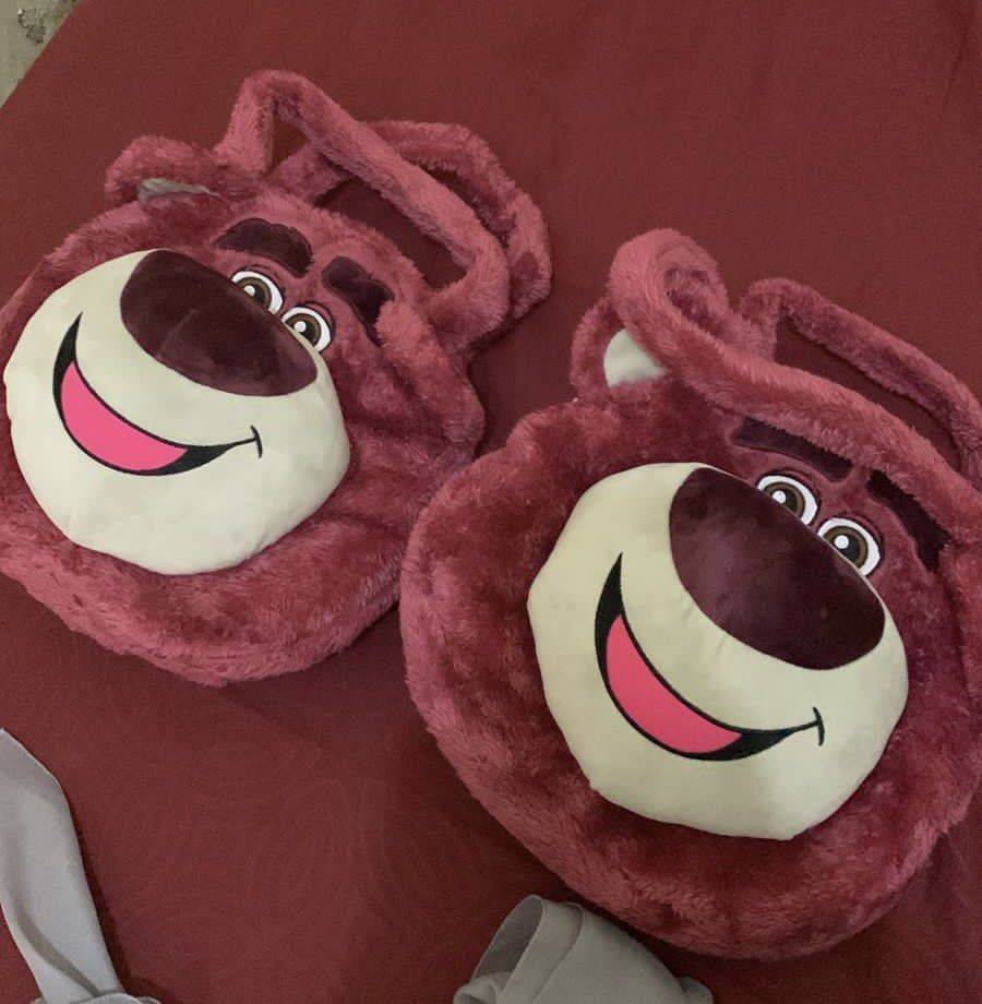 Tas Miniso x Lotso Miniso Bag x Lotso, Fesyen Wanita, Tas & Dompet di ...