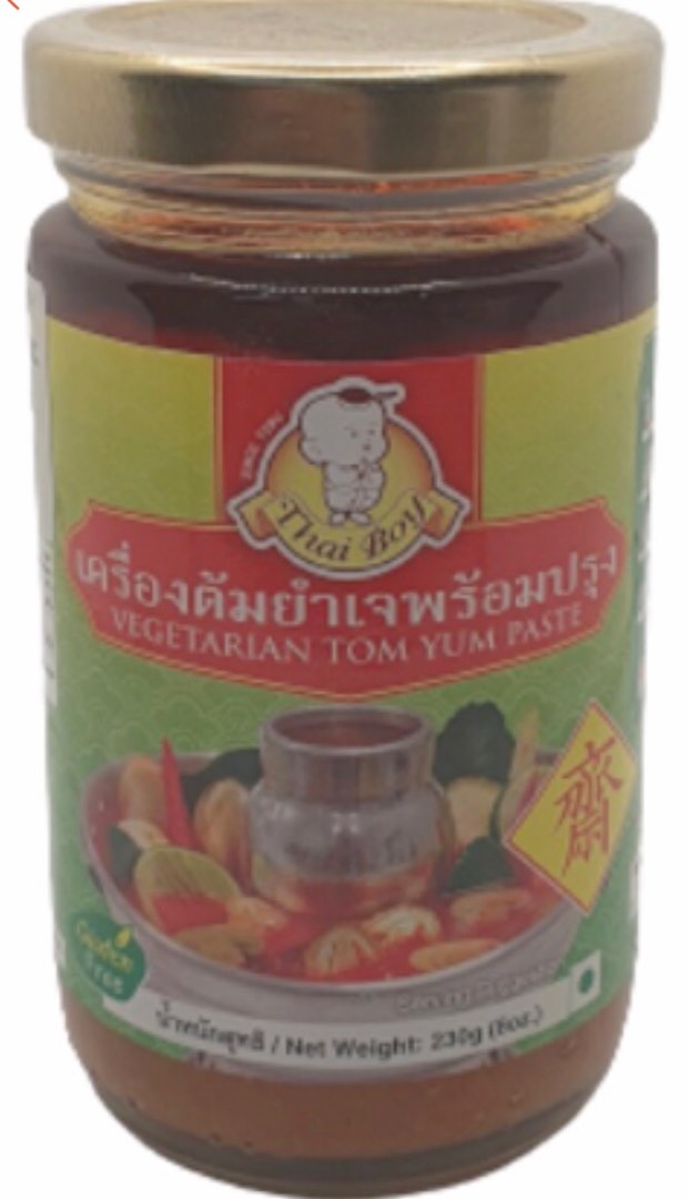 Thai Boy Instant Vegetarian Tom Yum Soup Paste 230g, Food & Drinks ...