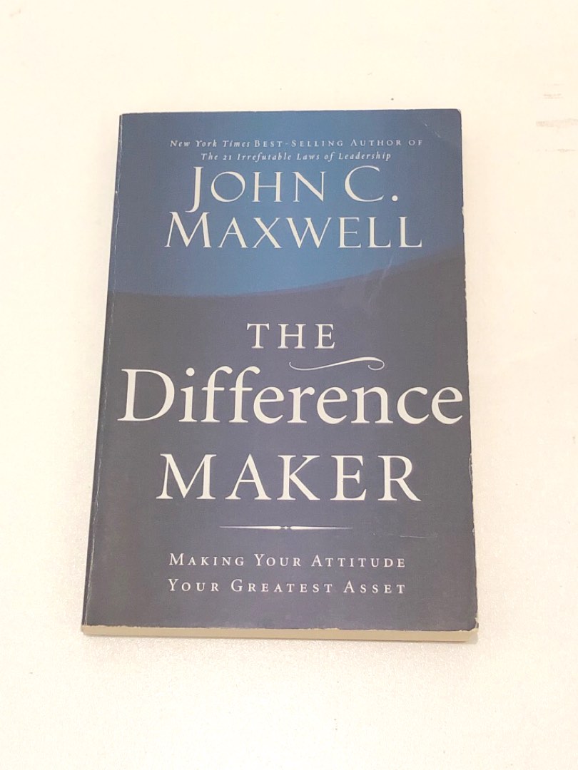 The Difference Maker By John C Maxwell, Hobbies & Toys, Books & Magazines, Storybooks on Carousell