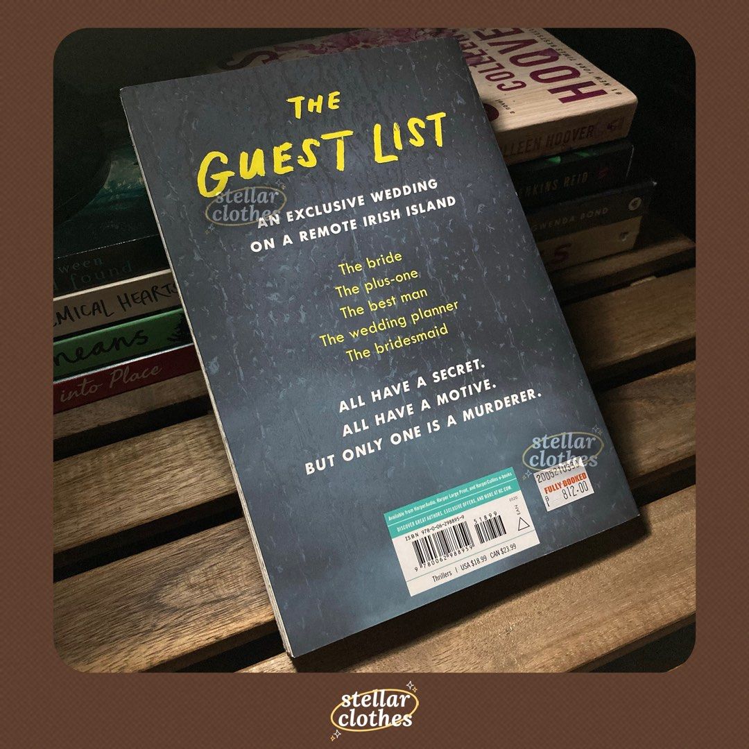 The Guest List by Lucy Foley, Hobbies & Toys, Books & Magazines ...