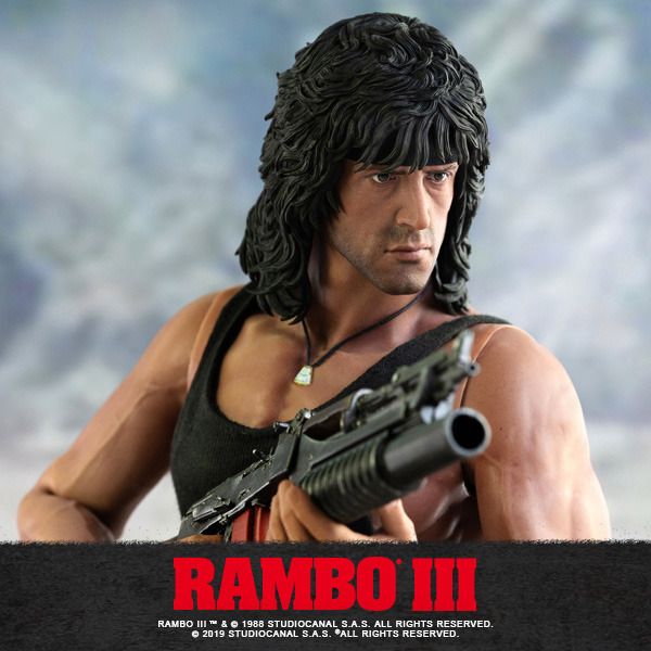 Three-Zero Threezero John Rambo III The First Blood 1/6 Scale ...