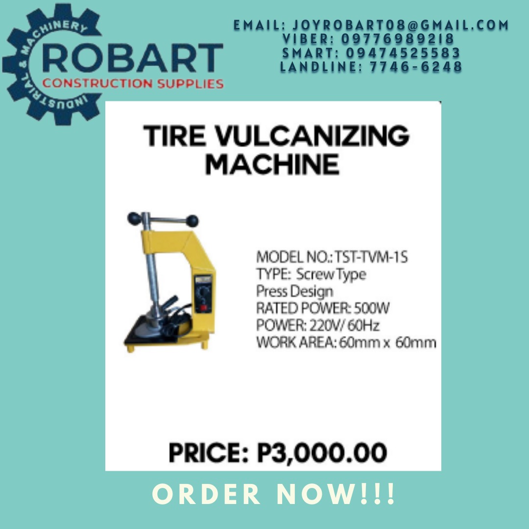 TIRE VULCANIZING MACHINE, Commercial & Industrial, Construction Tools ...
