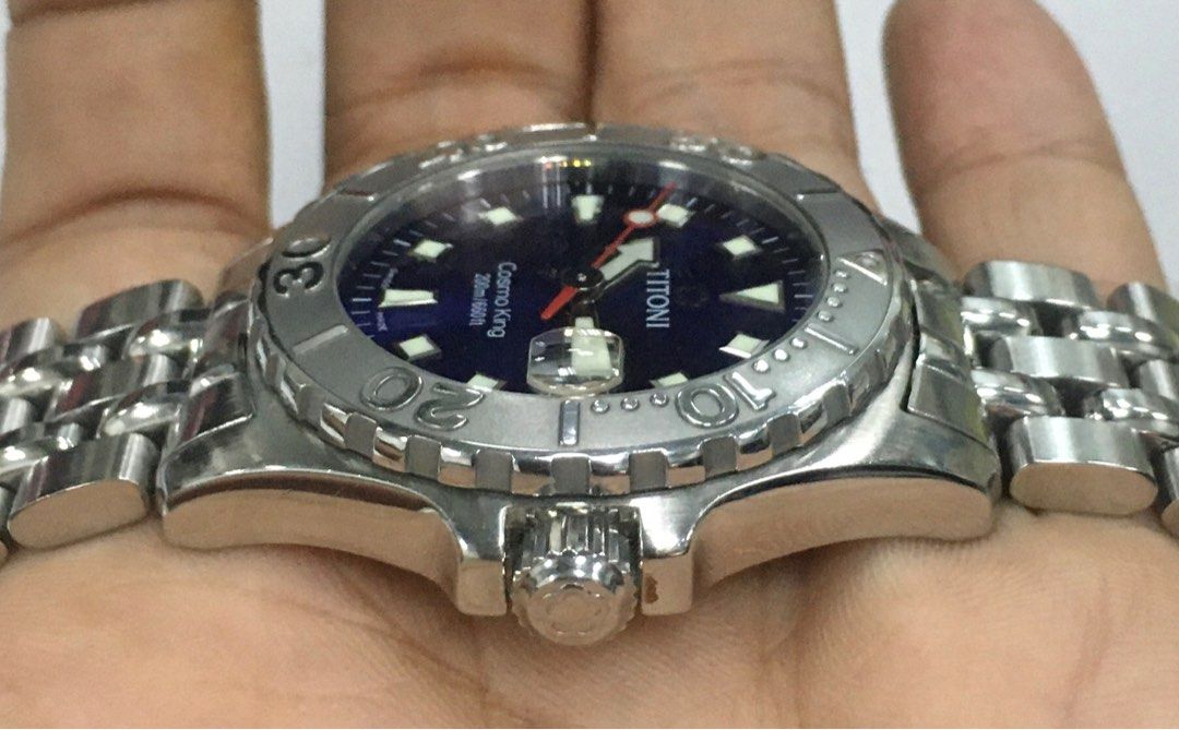Titoni Cosmo King Diver 200m, Men's Fashion, Watches & Accessories ...