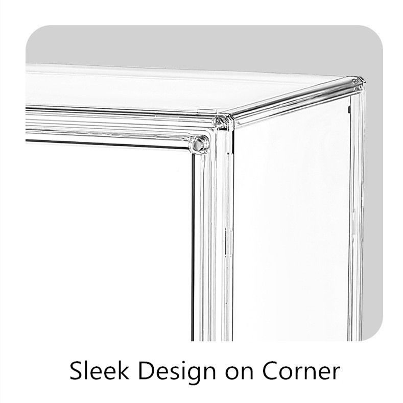 Transparent Acrylic Storage Magnet Box Big Capacity Box Cabinet Drawer ...