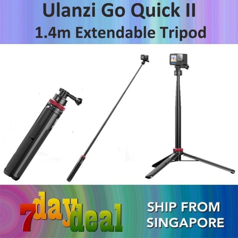 Ulanzi Go-Quick II 1.4m Extendable Selfie Stick Tripod (3113 ...