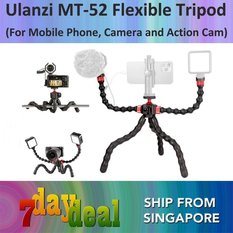 Ulanzi MT-52 Octopus with Dual Boom Arms Tripod (2915), Photography ...