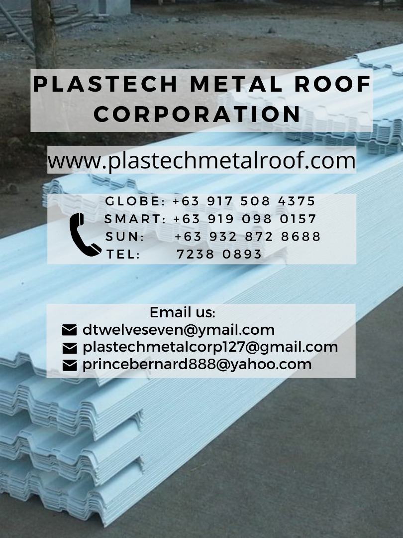 UPVC Plastech Metal Roof , Commercial & Industrial, Construction ...