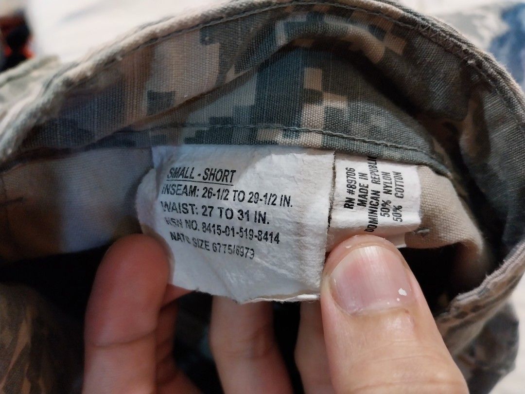US Military ACU PAT UCP Camo pants, Men's Fashion, Bottoms, Trousers on ...