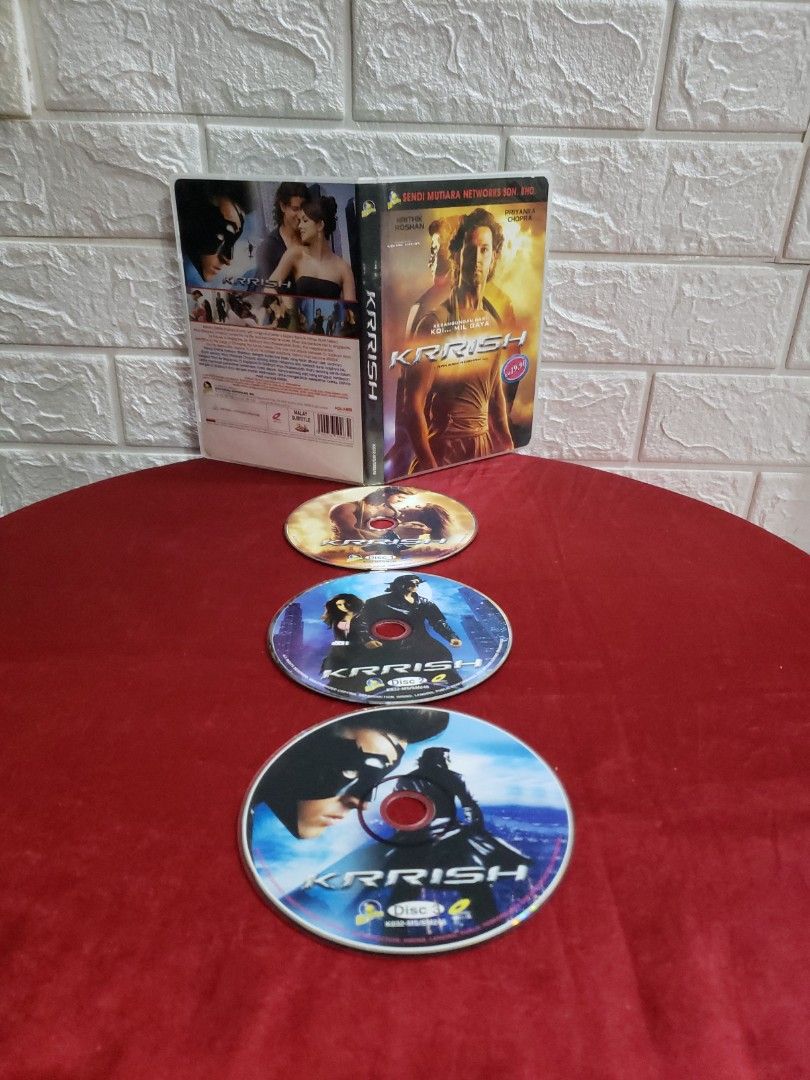 VCD - KRRISH _ HRITHIK ROSHAN, Hobbies & Toys, Music & Media, CDs ...