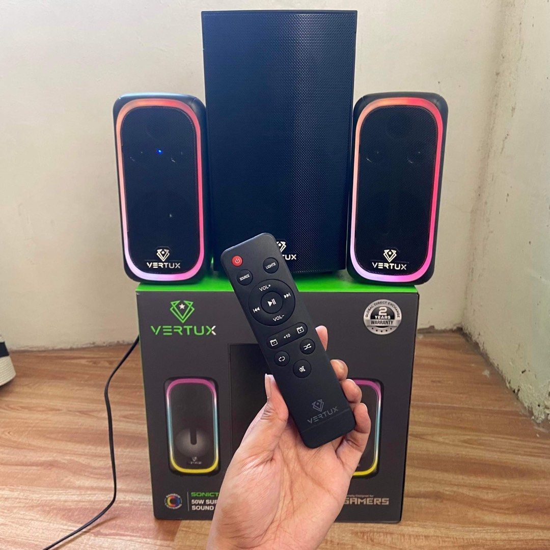 Vertux Sonic Thunder 50W Surround sound gaming speaker, Audio, Soundbars, Speakers & Amplifiers ...