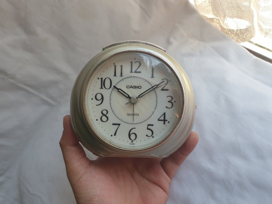 Vintage Casio Desk Alarm Clock, Furniture & Home Living, Home Decor ...