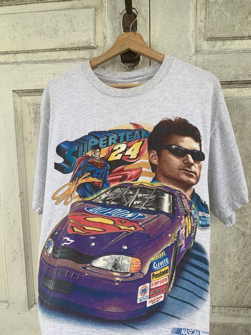 Vintage nascar Superman, Men's Fashion, Tops & Sets, Tshirts & Polo ...
