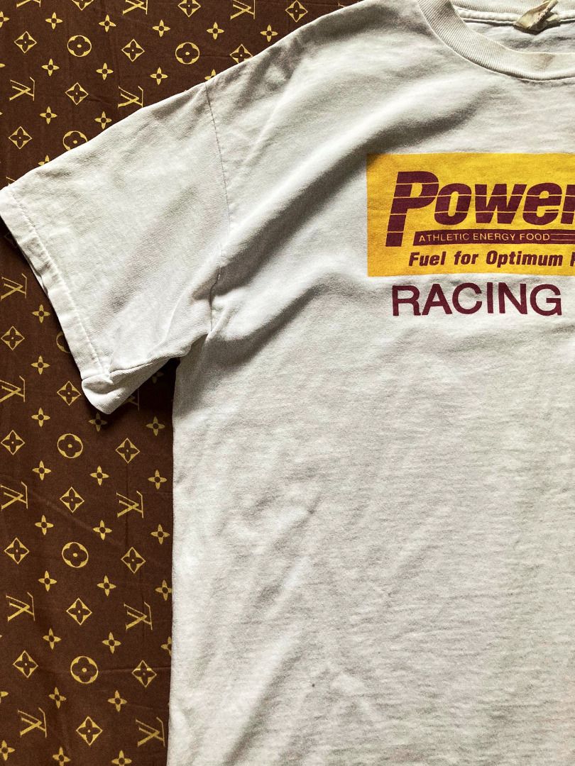 Vintage Power Bar Racing Team T-shirt, Men's Fashion, Tops & Sets ...