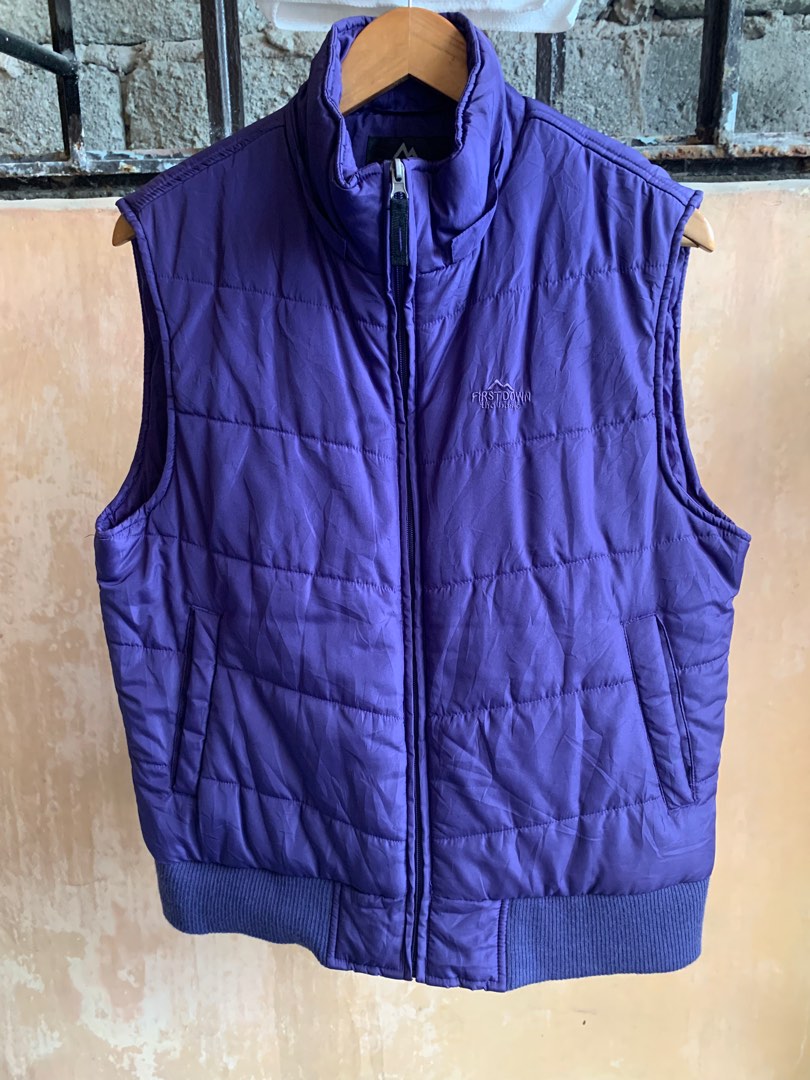 Violet Puffer Vest, Men's Fashion, Coats, Jackets and Outerwear on ...