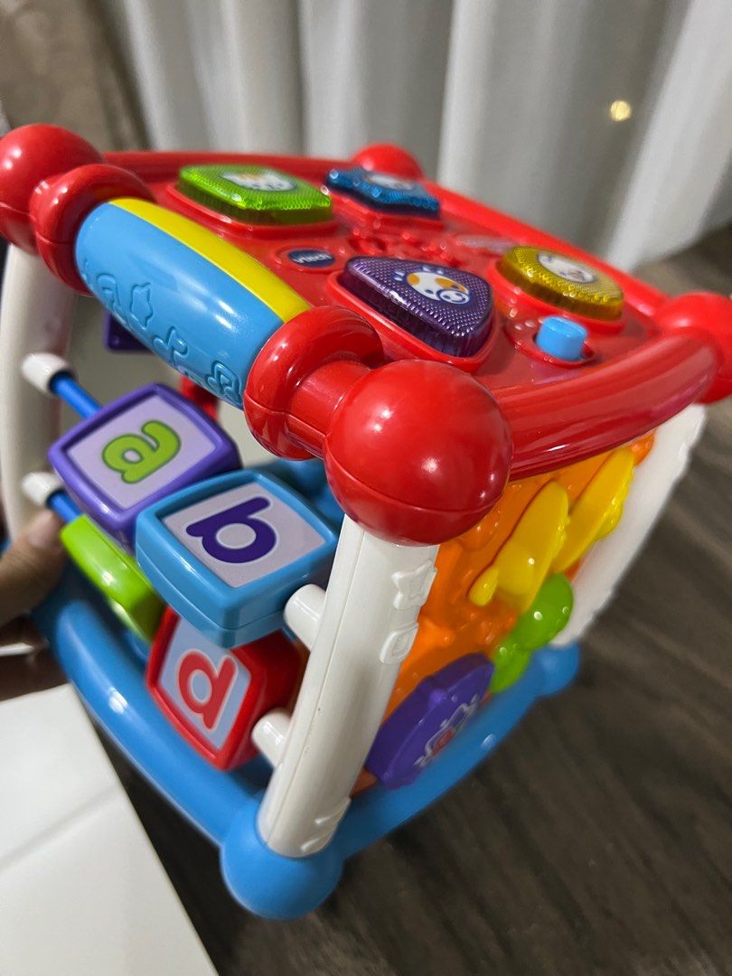 Vtech busy learners activity cube interactive toy motor skill ...