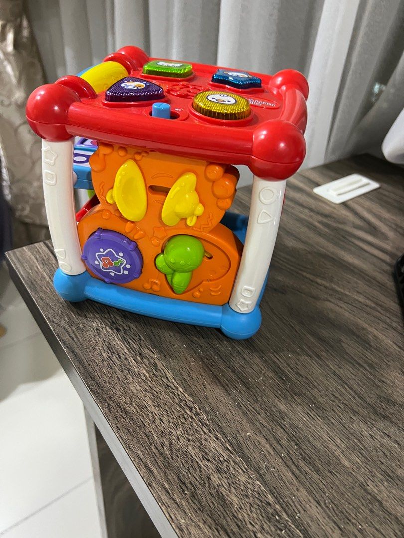 Vtech busy learners activity cube interactive toy motor skill ...